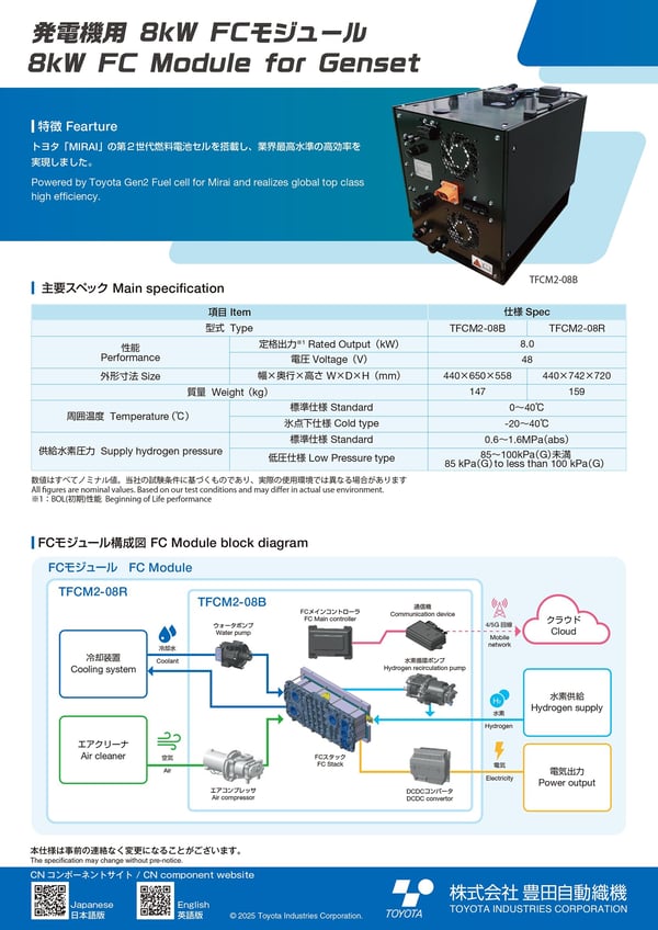 FC Module | Products | TOYOTA INDUSTRIES CORPORATION CN Component