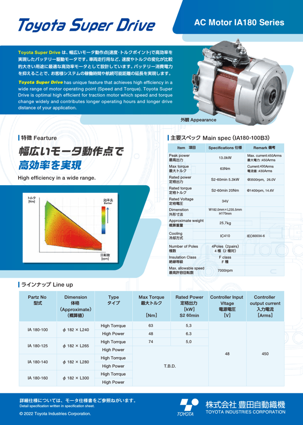Acmotor | Products | TOYOTA INDUSTRIES CORPORATION CN Component